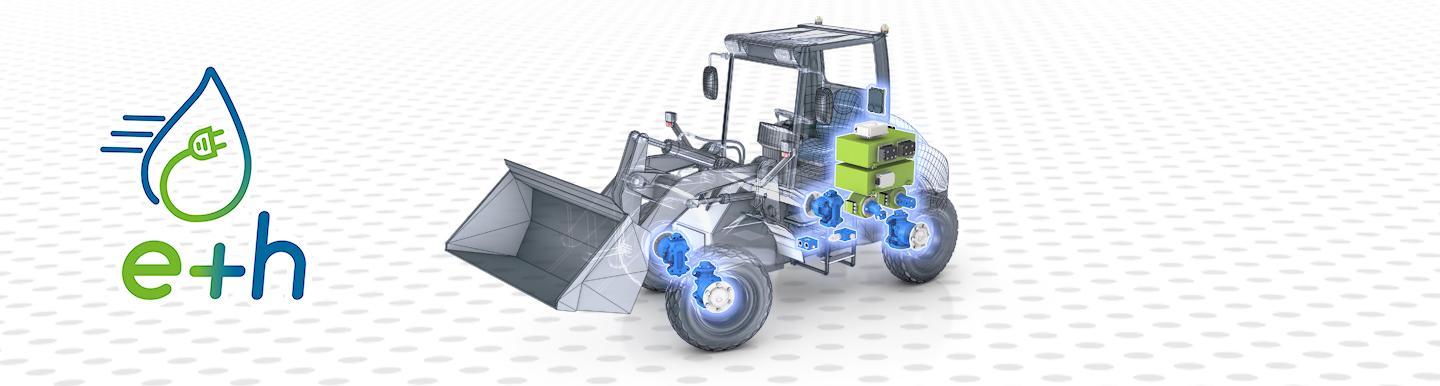 e+h Electrification Solution | Poclain